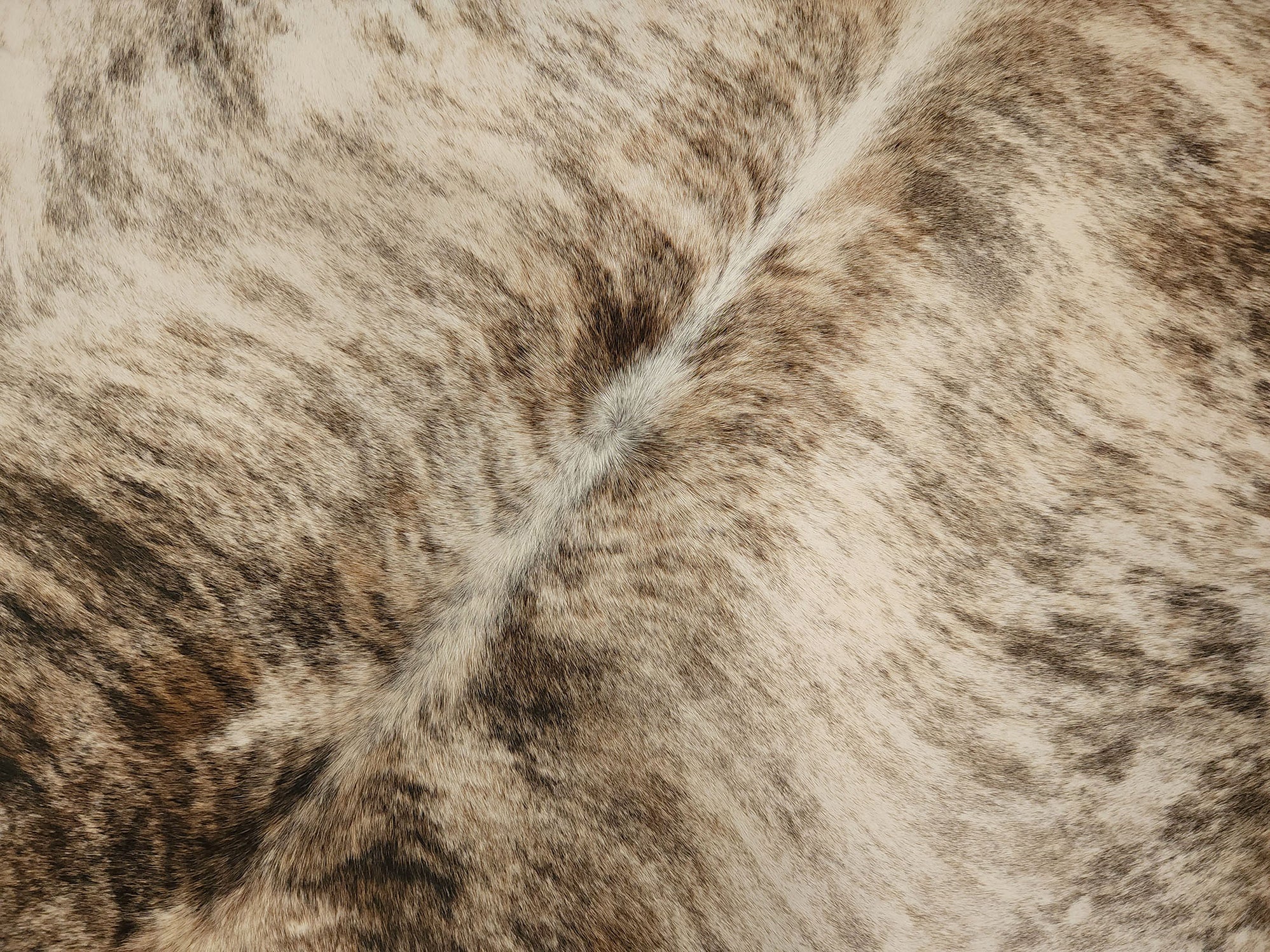 Leather Binding Brindle Light Cowhide Rug Size 7.3 X 6.8 ft (Copy ...