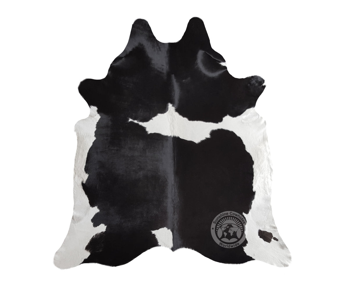 Black and White Cowhide Rug — Luxury Cowhides