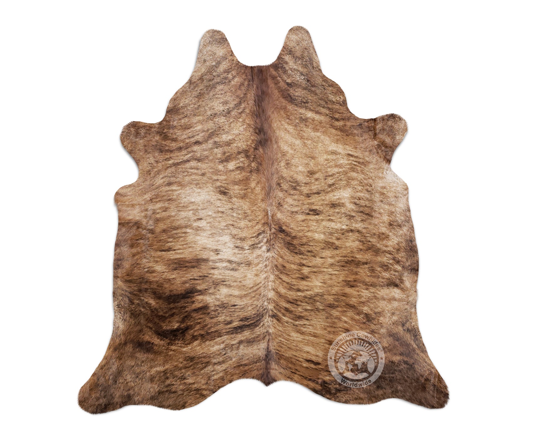 Brindle Medium Cowhide Rug — Luxury Cowhides