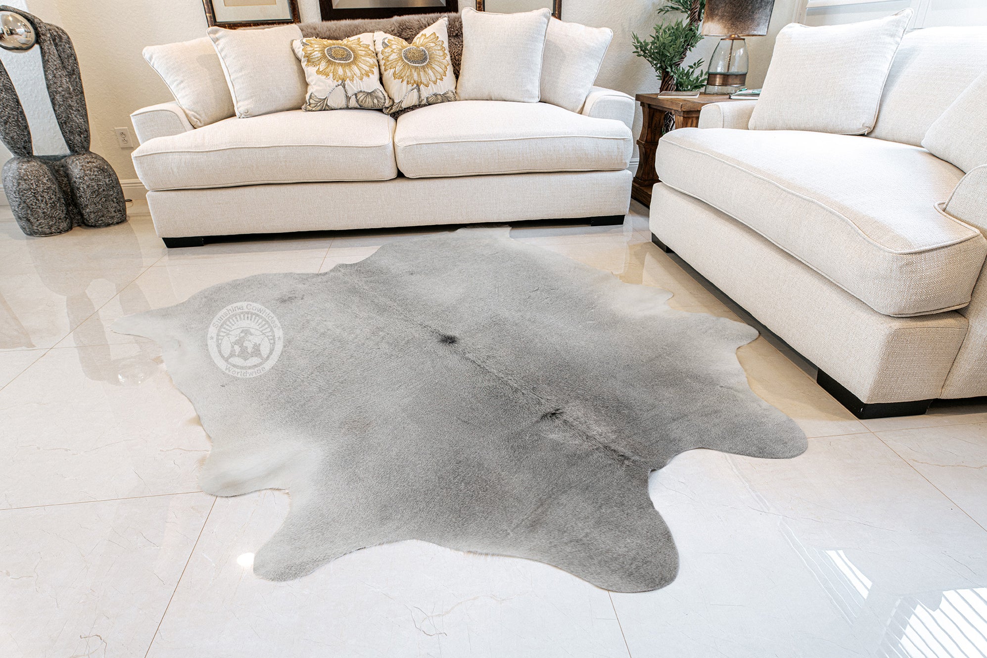 Grey Cowhide Rug — Luxury Cowhides