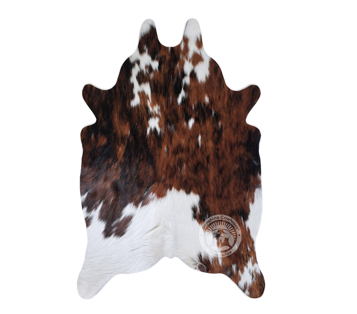 Mini Cowhide Rug - Tricolor — Luxury Cowhides