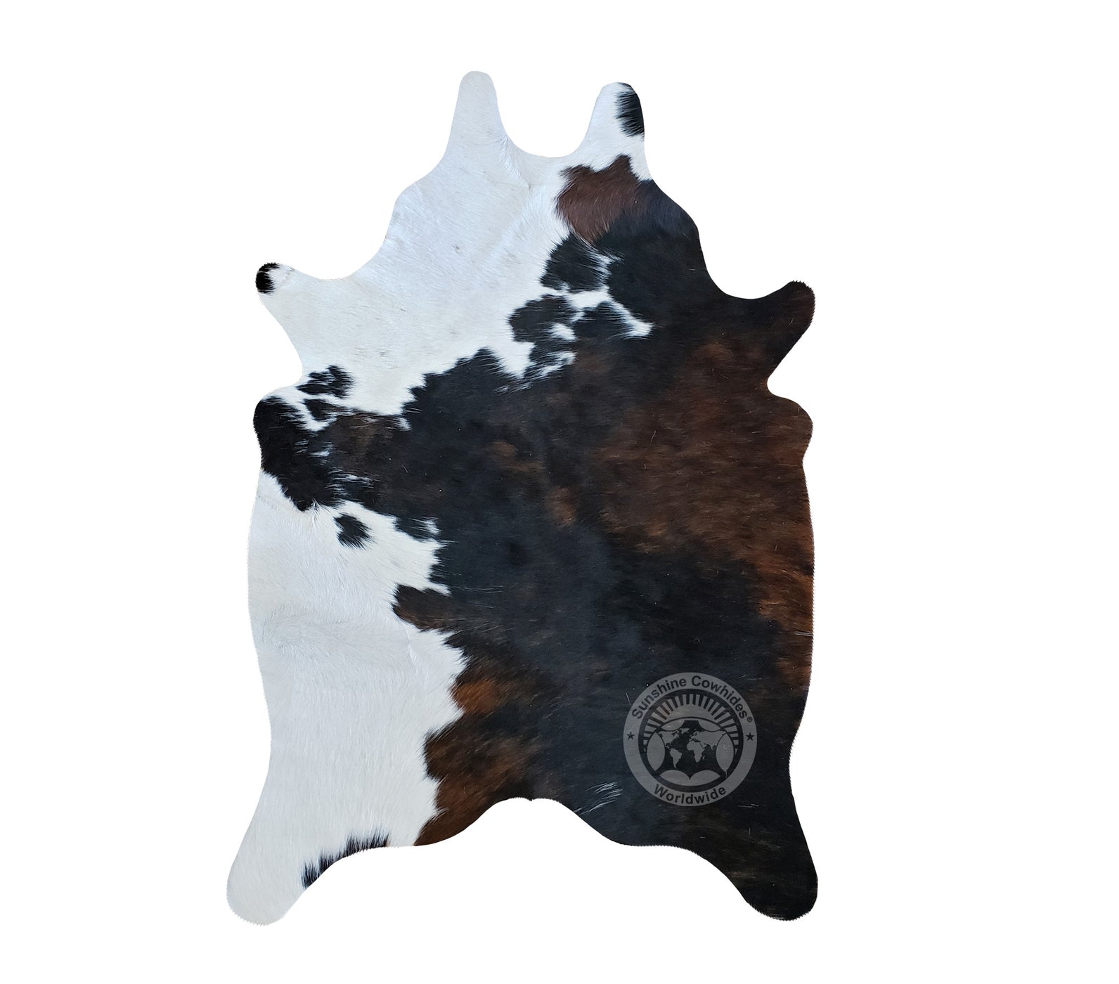 Mini Cowhide Rug - Tricolor — Luxury Cowhides