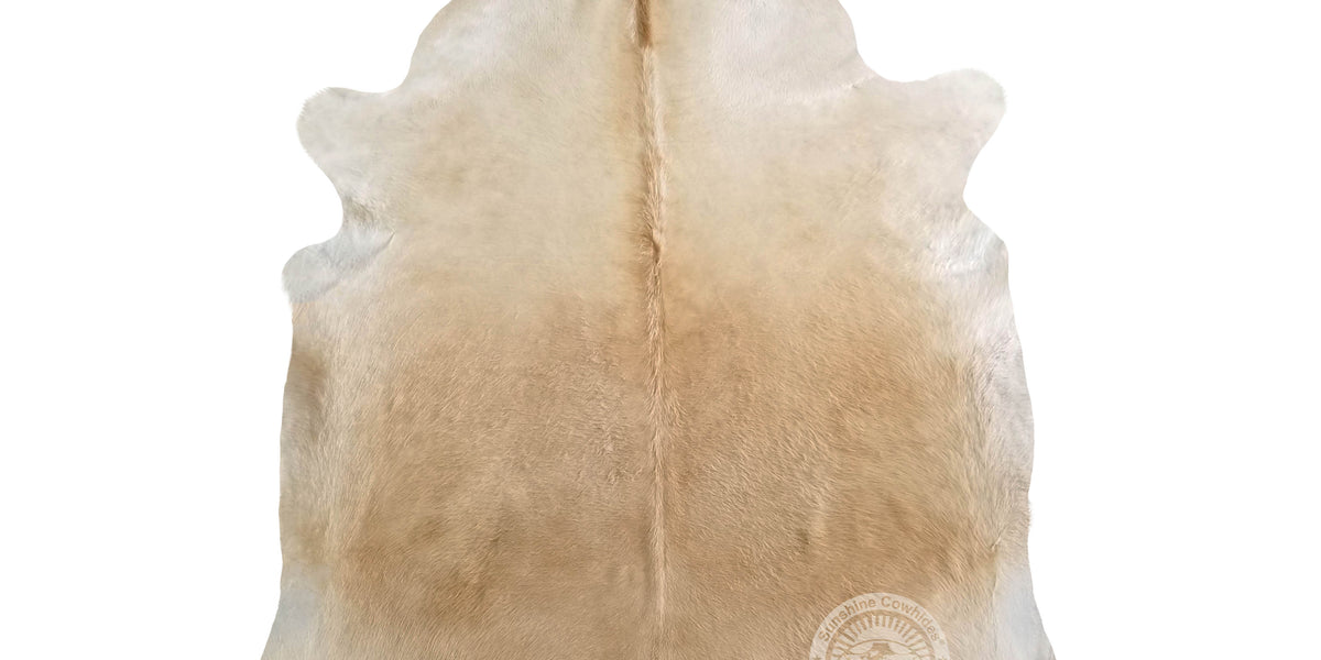 Beige Cowhide Rug — Luxury Cowhides